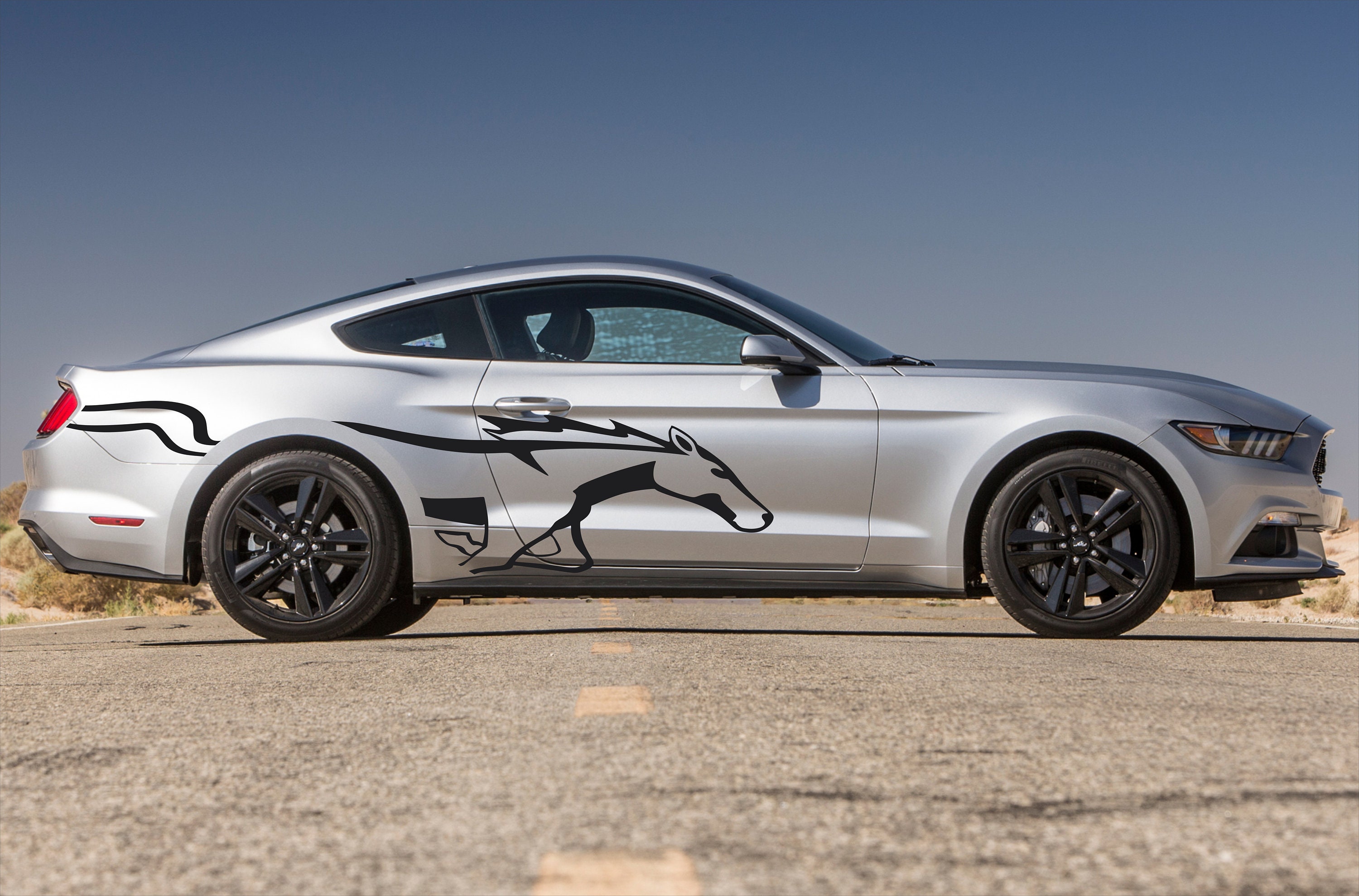 Ford Mustang 2015 2017 SIDE Vinyl Decal Sticker Graphics Kit - Etsy