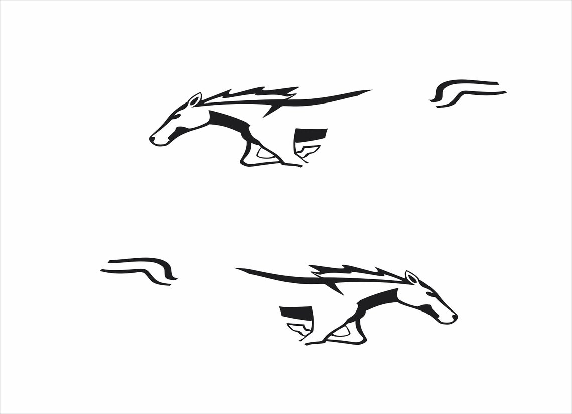 Ford Mustang 2015 2017 SIDE Vinyl Decal Sticker Graphics Kit - Etsy