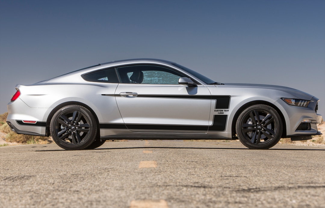 Ford Mustang 2015 - 2017 Custom Logo LARGE SIDE Vinyl Decal Sticker ...