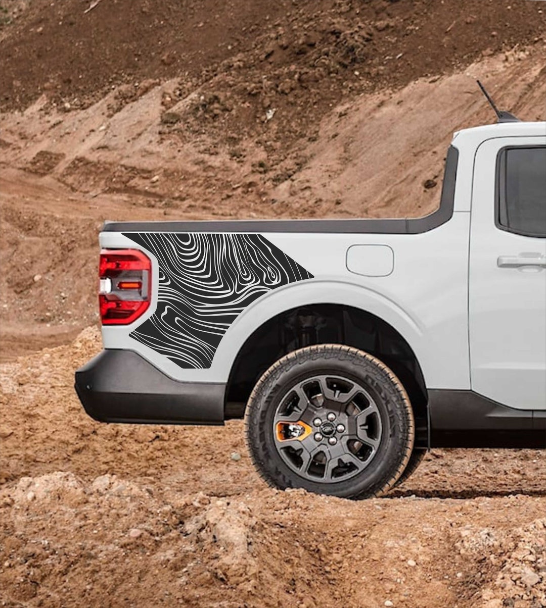 LATEST! Bed Vinyl Decal Fits Ford Maverick 2021 - 2024 Sticker Graphic ...