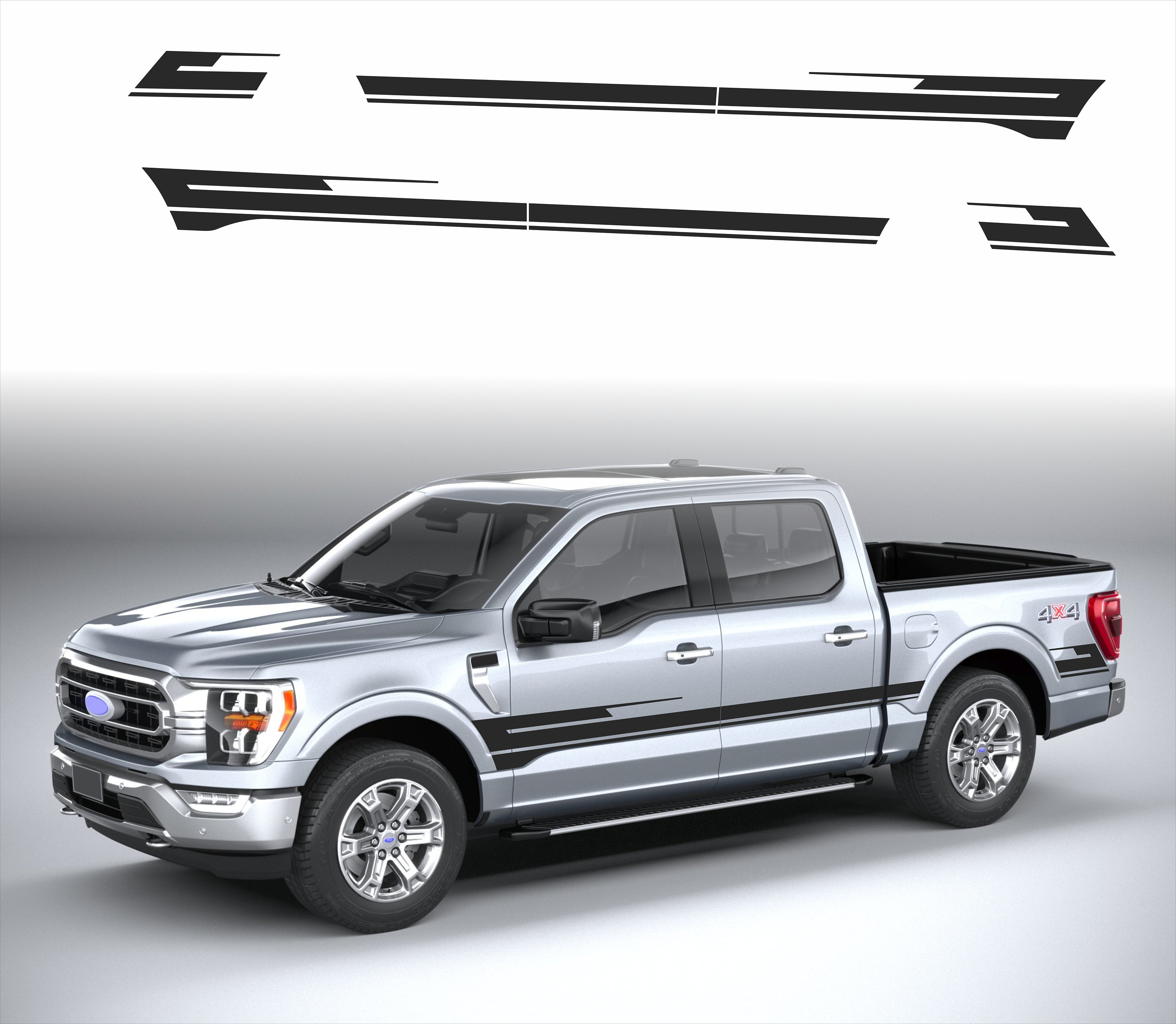 FORD F-150 2021 2024 Side BODY Vinyl Decal Sticker Graphics Kit - Etsy