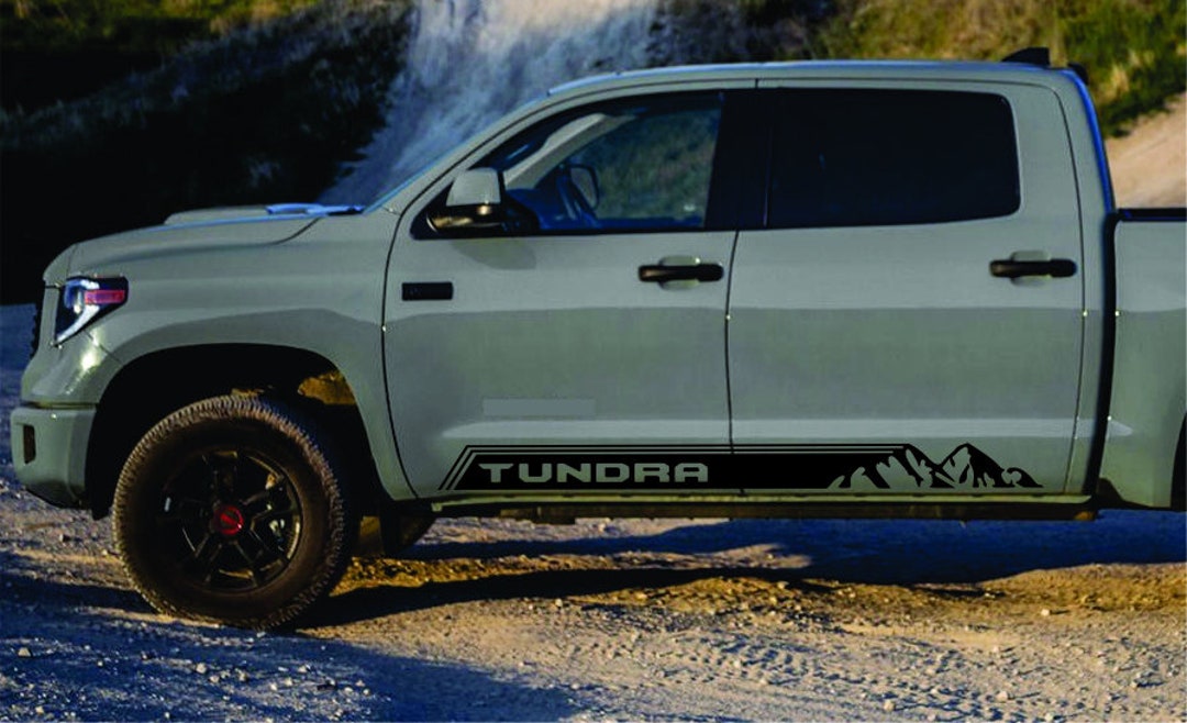 Toyota Tundra 2016 2022 Rocker Panel Vinyl Decal Sticker Graphics Kit ...
