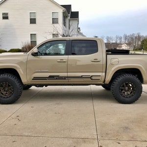 Toyota Tacoma 2016 2022 ROCKER PANEL Vinyl Decal Sticker Graphics Kit ...