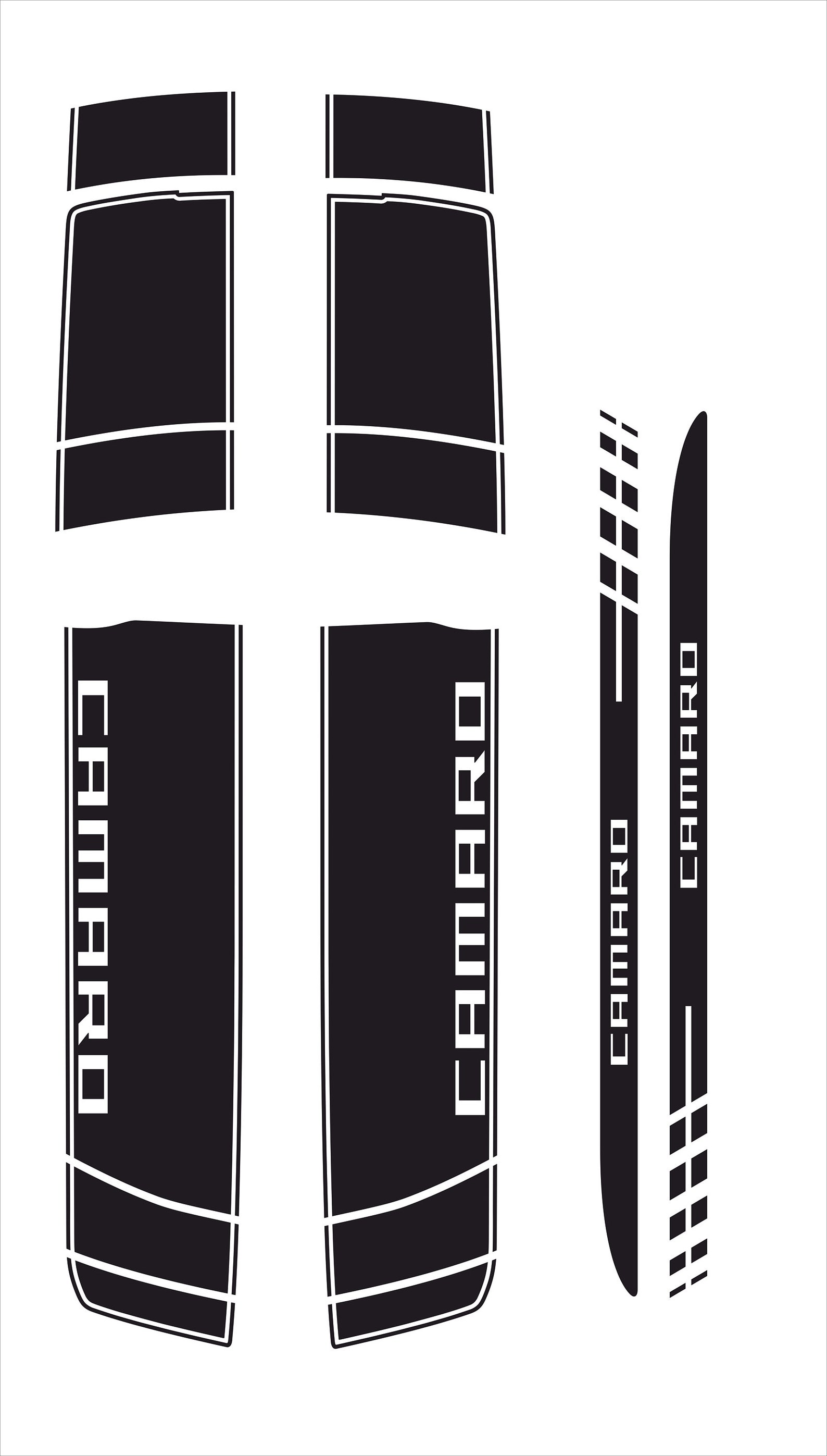Chevrolet Camaro 2016-2018 Complete Vinyl Decal Sticker Graphics Kit - Etsy