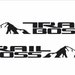 Chevrolet SILVERADO TRAIL BOSS Bedside Vinyl Decal Sticker Graphics Kit ...