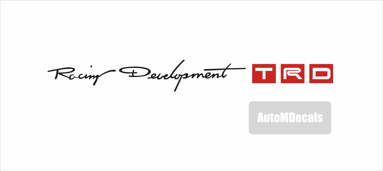 Toyota Racing Development TRD Motorsport Strip Car Windshield Vinyl ...
