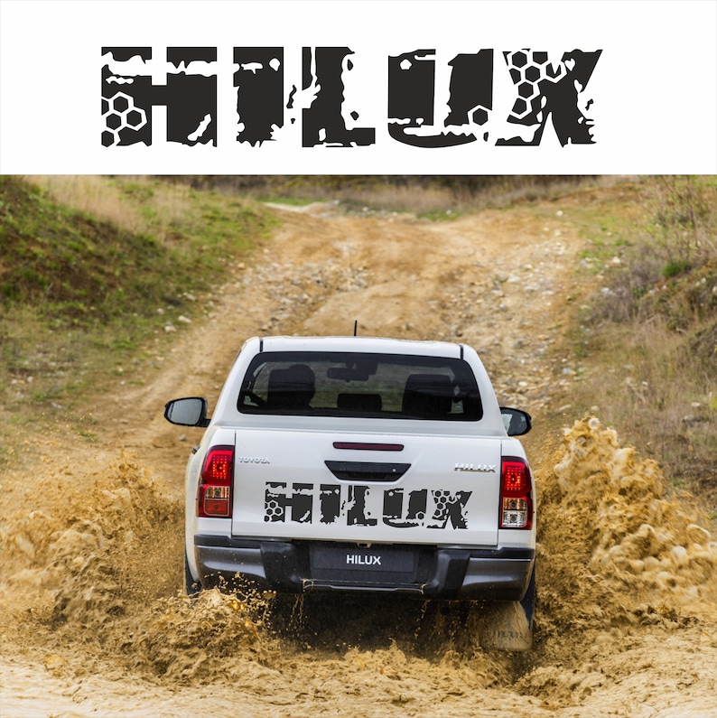 Toyota Hilux 2016-2021 Tail Vinyl Decal Sticker Graphics Kit - Etsy