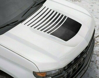 CHEVROLET SILVERADO HOOD Vinyl Decal Sticker Graphics Kit Fits | Etsy