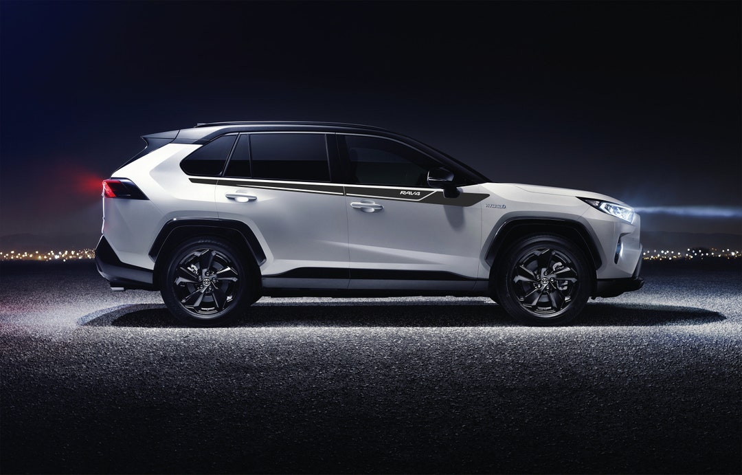 Upper Body Stripe Decals Stickers Graphic Kit Fits Toyota Rav4 2019 ...