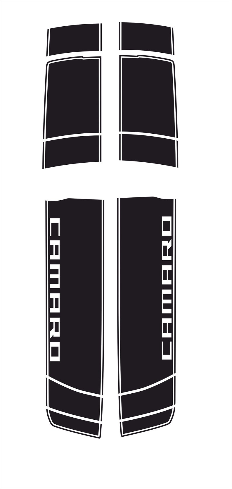 Chevrolet Camaro 2016-2018 Complete Vinyl Decal Sticker Graphics Kit - Etsy