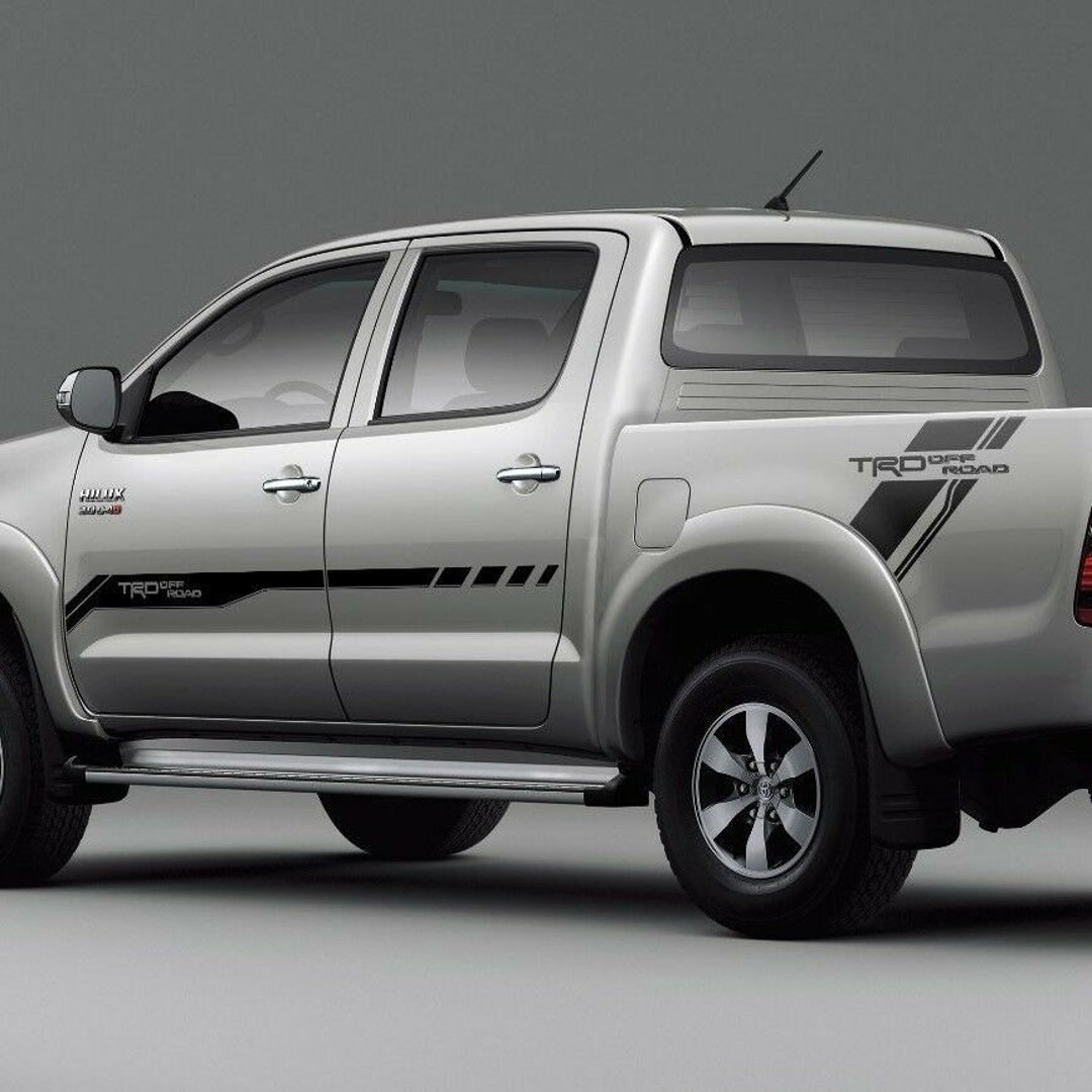 Toyota Hilux TRD OFF ROAD Side and Bed Vinyl Decal Sticker Graphics Kit ...