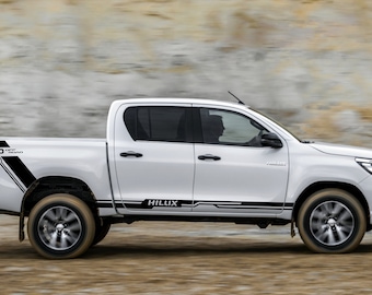 Toyota Hilux TRD OFF ROAD Side and Bed Vinyl Decal Sticker Graphics Kit ...