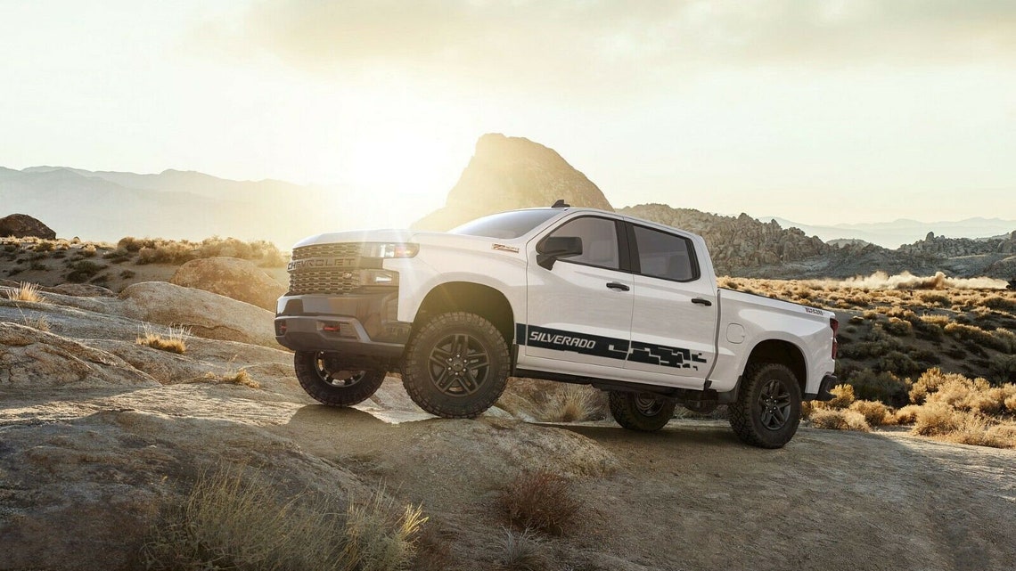 Chevrolet SILVERADO Rocker Panel Vinyl Decal Sticker Graphics | Etsy