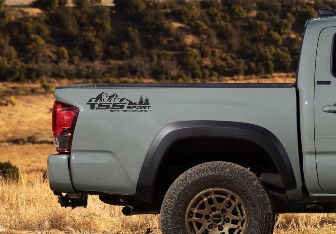 2x Toyota Tundra Tacoma TSS SPORT Bed Vinyl Decal Sticker Graphics Kit ...