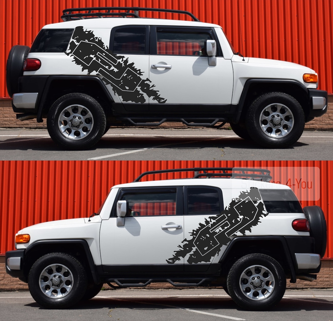 Toyota FJ Cruiser LARGE Bed Vinyl Decal Sticker Graphics Kit - Etsy