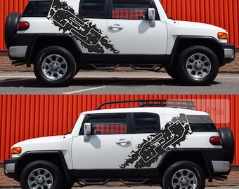 Toyota Fj Cruiser TRD HOOD Vinyl Decal Sticker Graphics Kit - Etsy