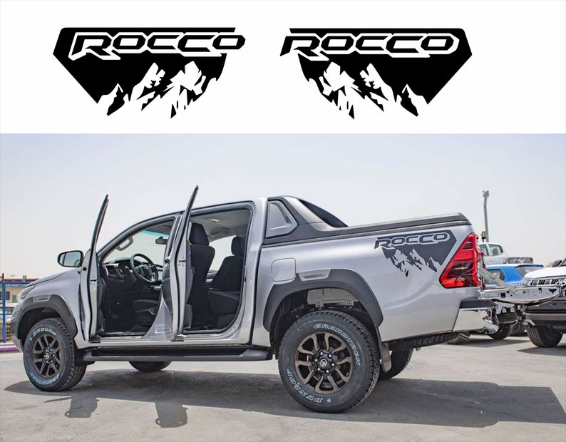 Toyota Hilux 2016-2021 ROCCO Bed Vinyl Decal Sticker Graphics - Etsy