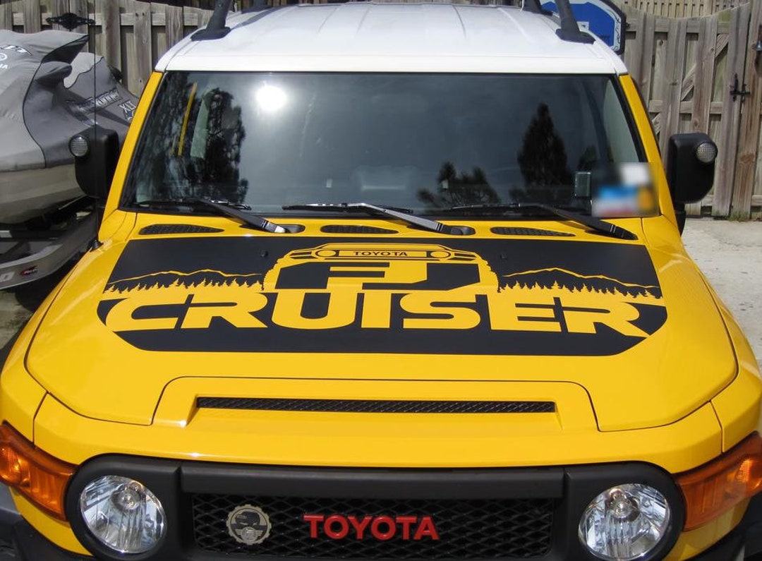 Toyota Fj Cruiser HOOD Vinyl Decal Sticker Graphics Kit - Etsy