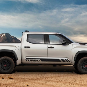 Toyota TUNDRA 2022 and up TURBO Rocker Panel Vinyl Decal Sticker ...