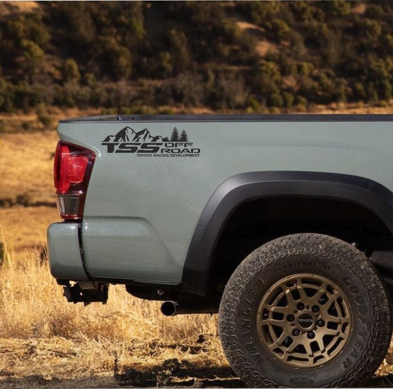 2x Toyota Tundra Tacoma TSS OF ROAD Bed Vinyl Decal Sticker | Etsy