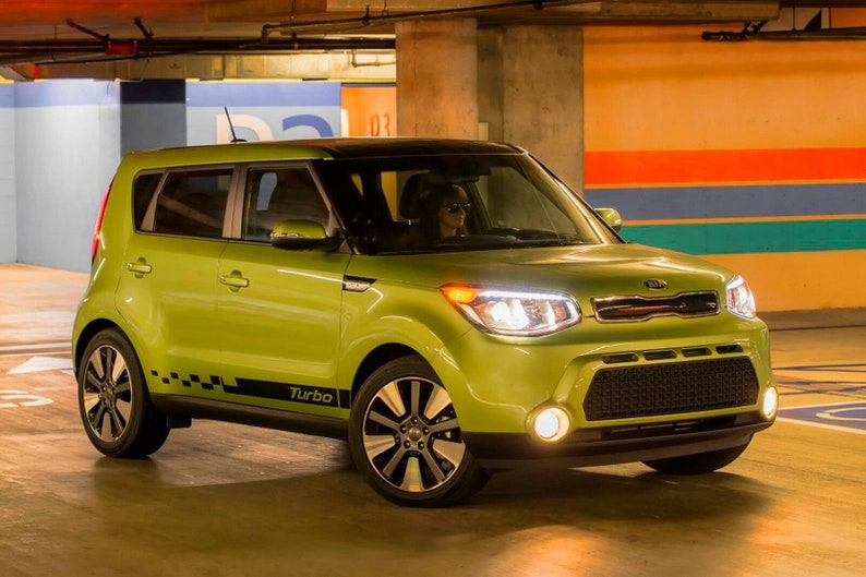Kia Soul 2014-2018 TURBO Rocker Panel Stripe Vinyl Decal Sticker ...