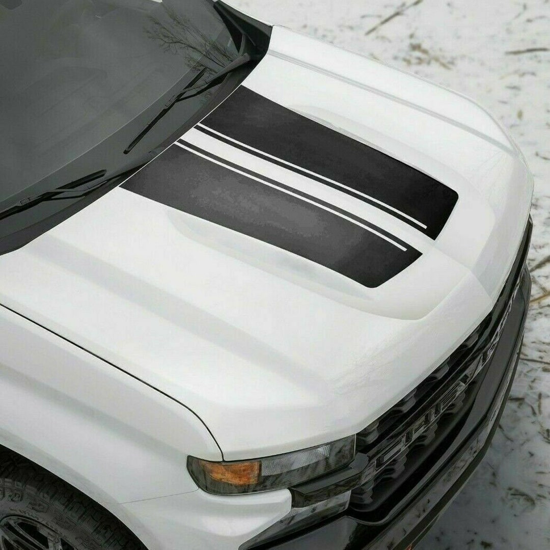 CHEVROLET SILVERADO HOOD Vinyl Decal Sticker Graphics Kit Fits Chevy ...