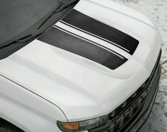 CHEVROLET SILVERADO HOOD Vinyl Decal Sticker Graphics Kit Fits | Etsy