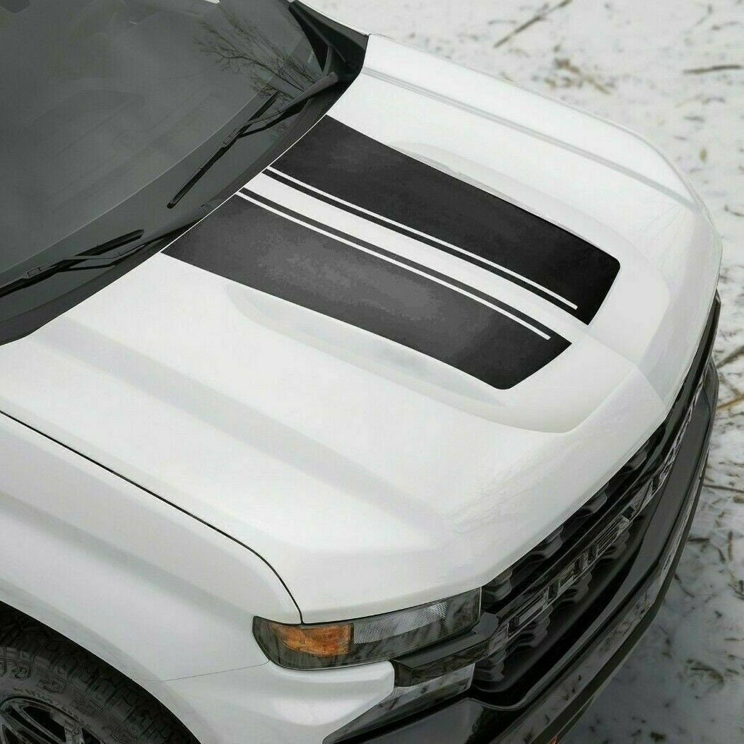 CHEVROLET SILVERADO HOOD Vinyl Decal Sticker Graphics Kit Fits | Etsy