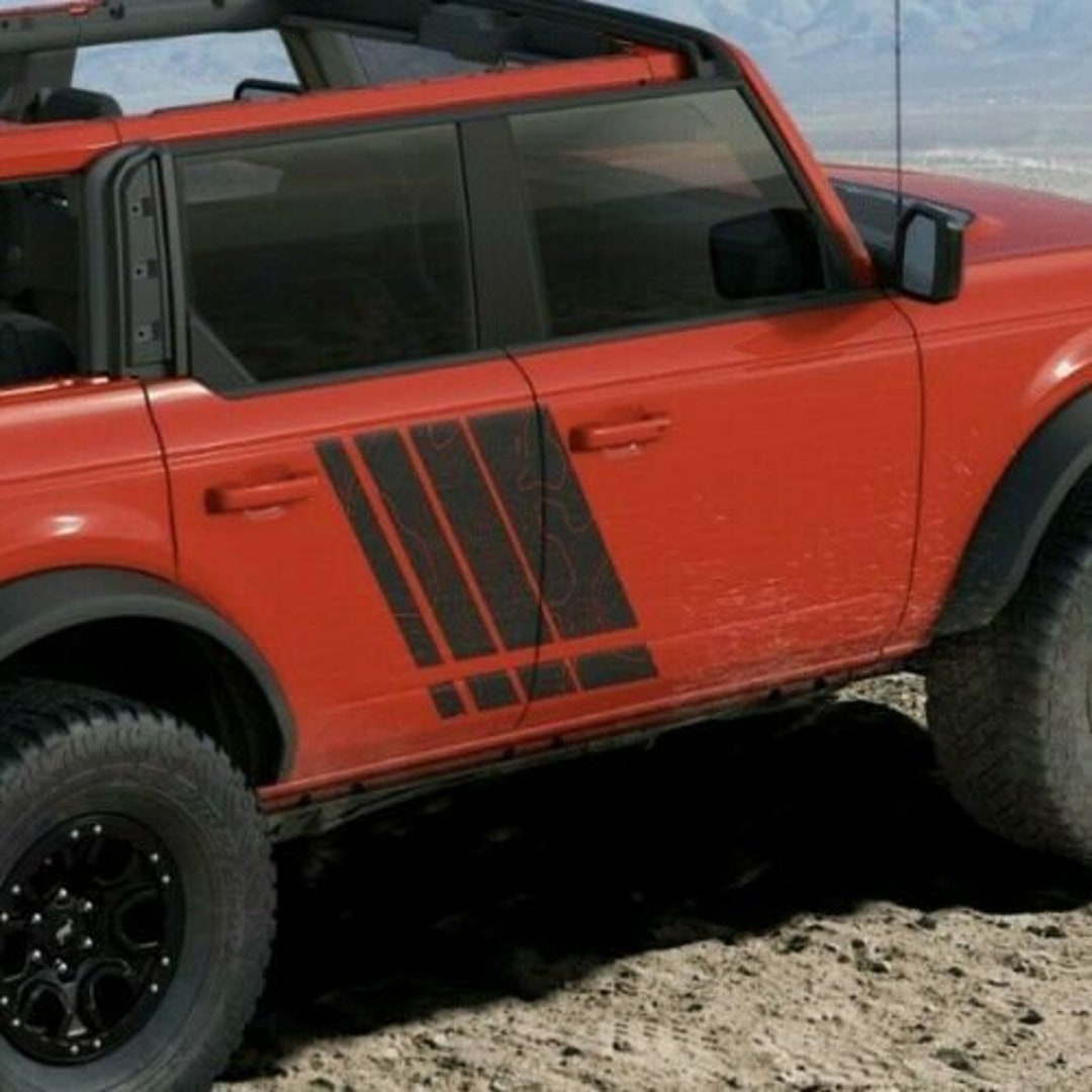 Ford Bronco Sport 2020 2021 2022 SIDE Vinyl Decal Sticker Graphics Kit ...