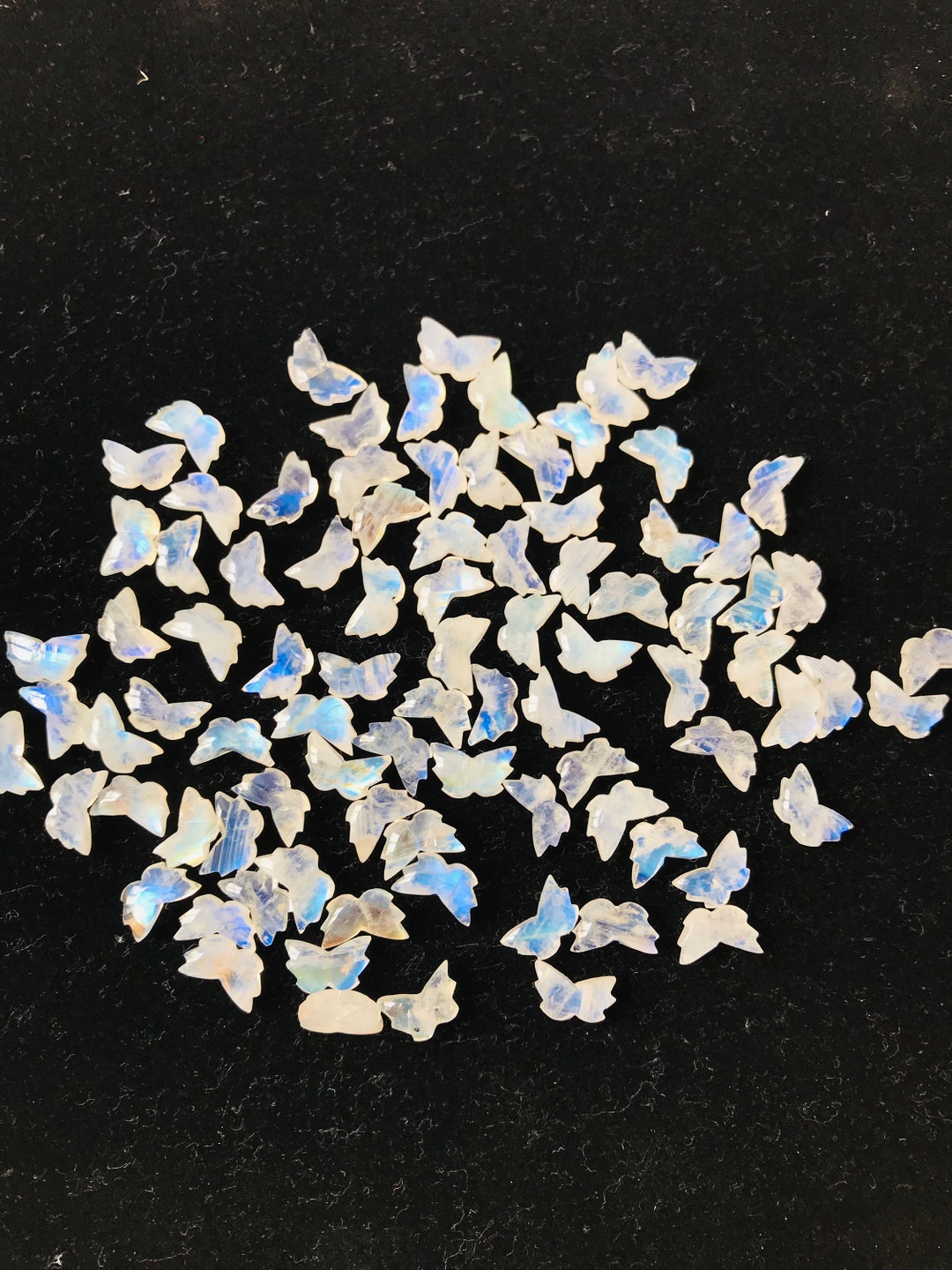 Rainbow Moonstone Beautiful Butterfly AAA Quality Hand Made Carved - Etsy