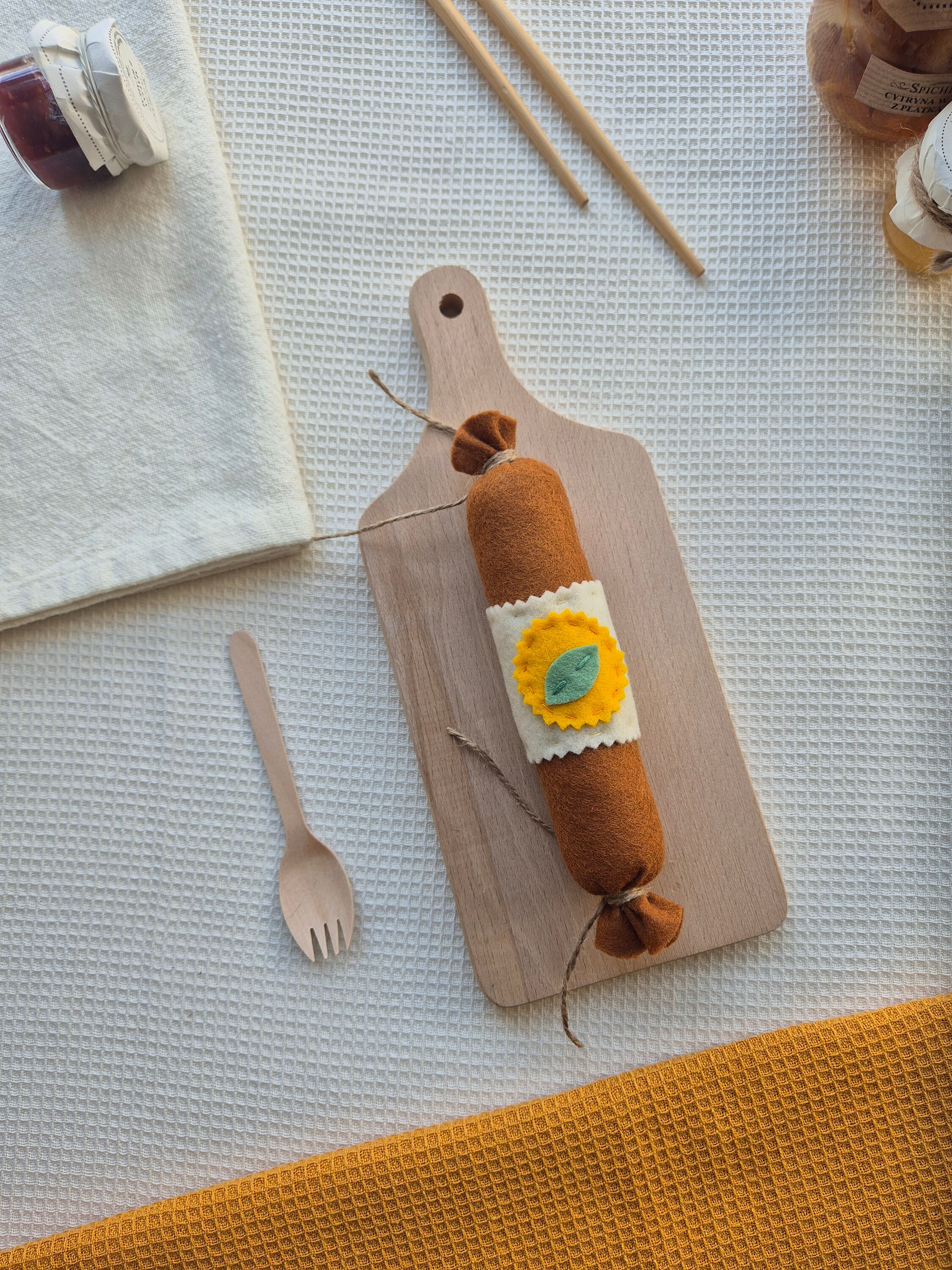 Felt Sausage, Pretend Play Food, Montessori Toy - Etsy
