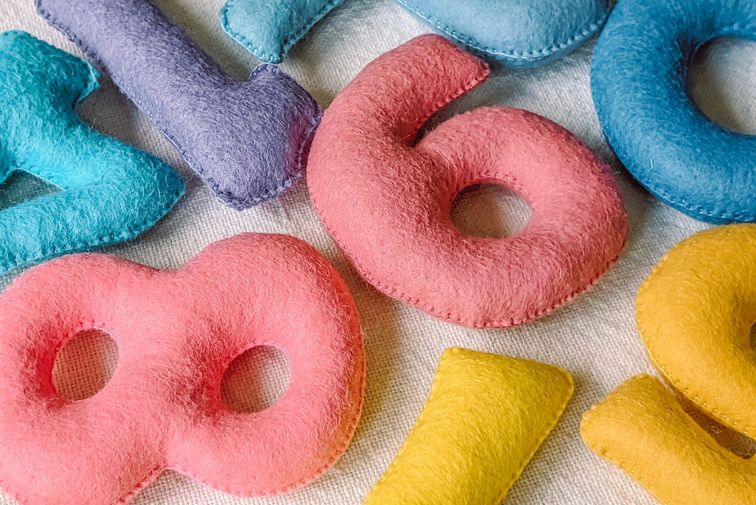Make Learning Fun With Felt Numbers – Easy DIY PDF Pattern! Plush Treat ...