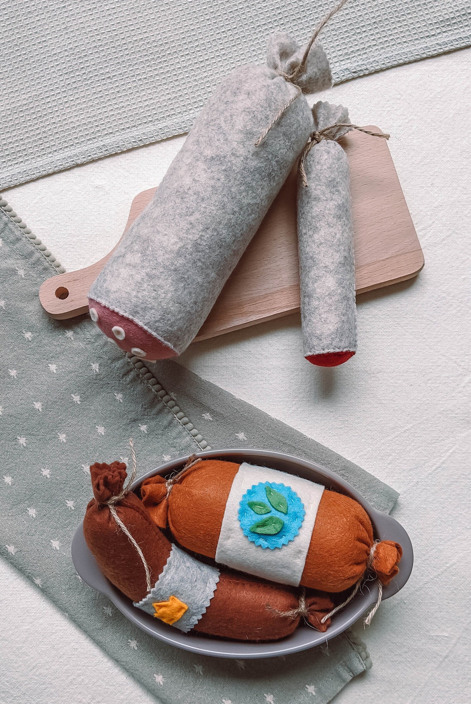 Felt Sausages – Pretend Play Food, Montessori Toy - Etsy