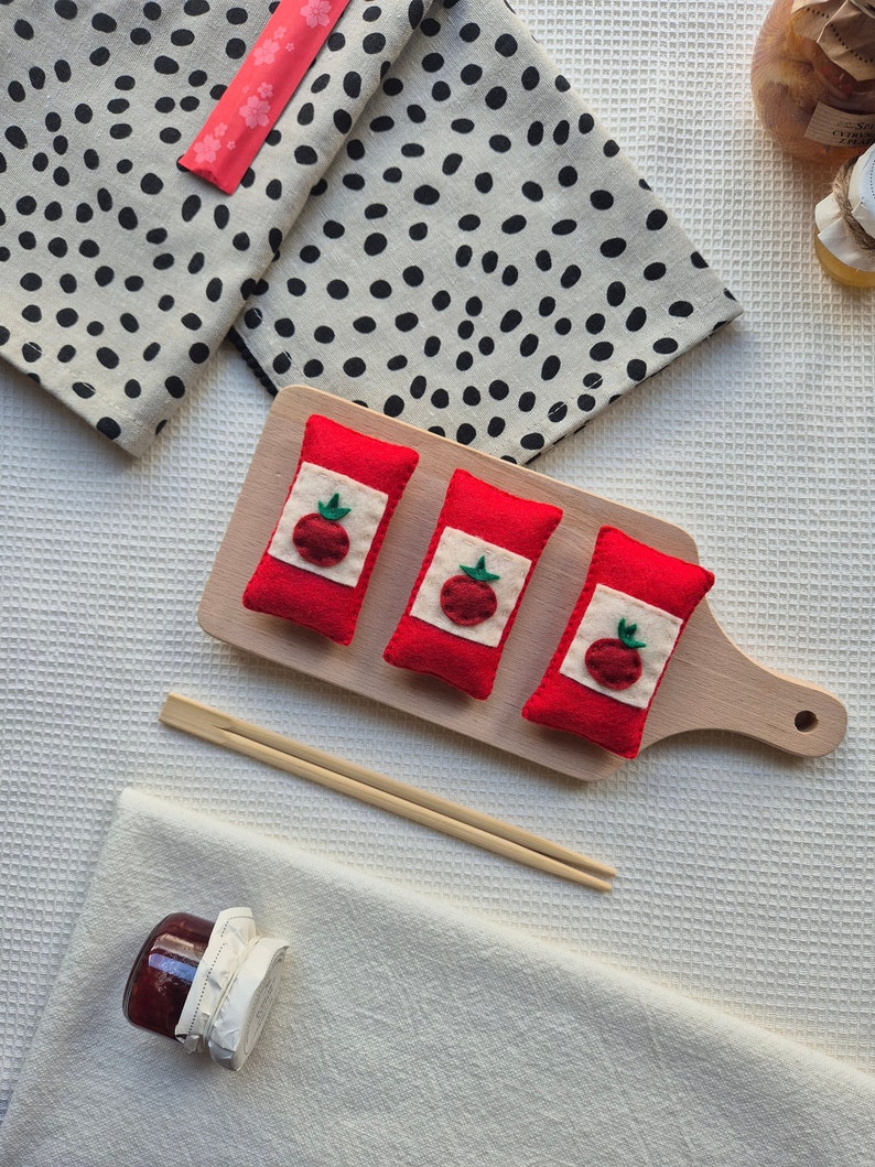 Playful Felt Ketchup Sachet – A Fun Addition to Pretend Play! Additions ...