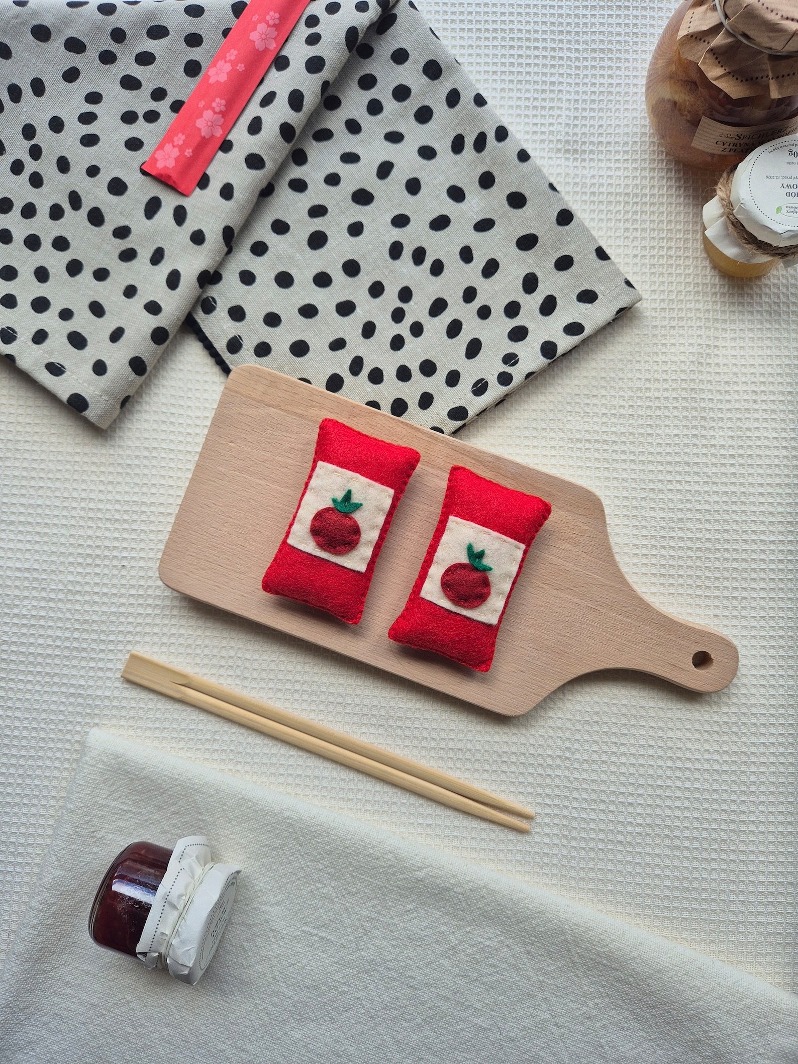 Felt Ketchup Sachet – Handmade Pretend Play Food - Etsy