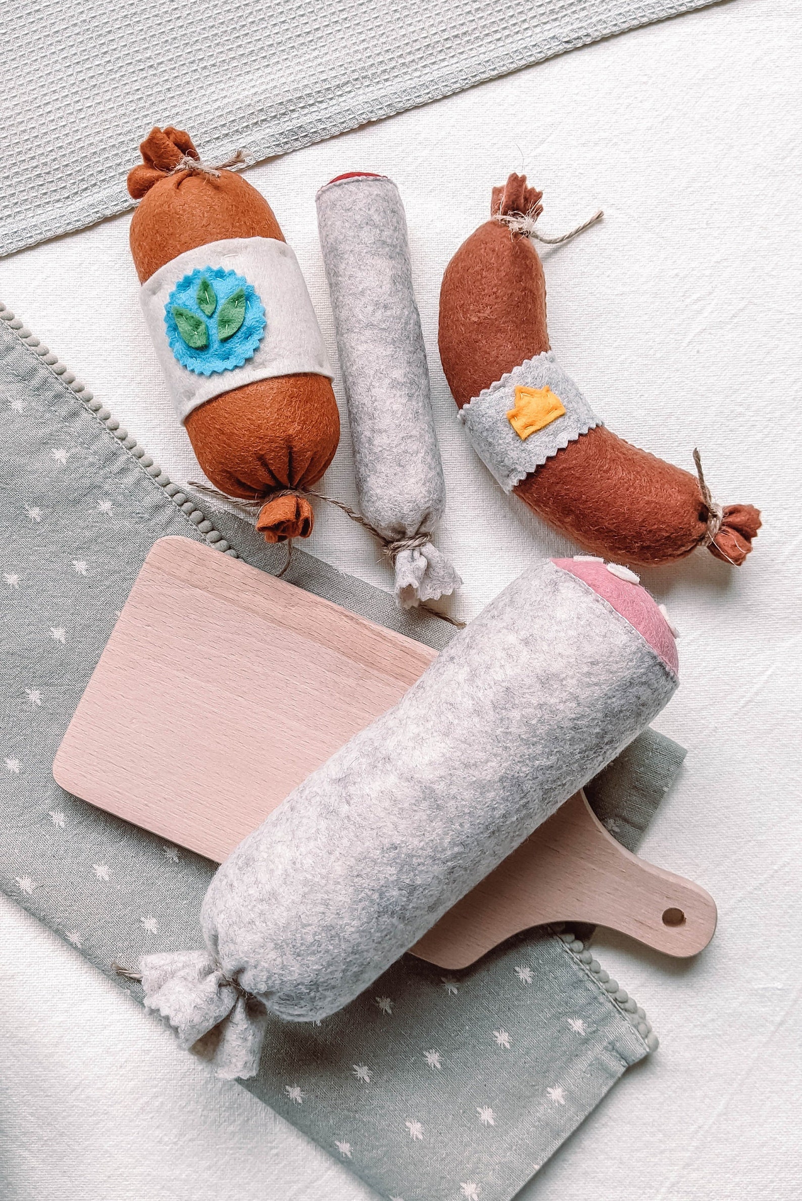 Felt Sausages – Pretend Play Food, Montessori Toy - Etsy