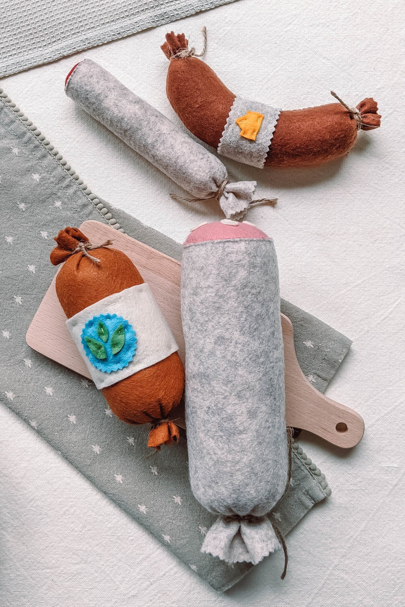Felt Sausages – Pretend Play Food, Montessori Toy - Etsy