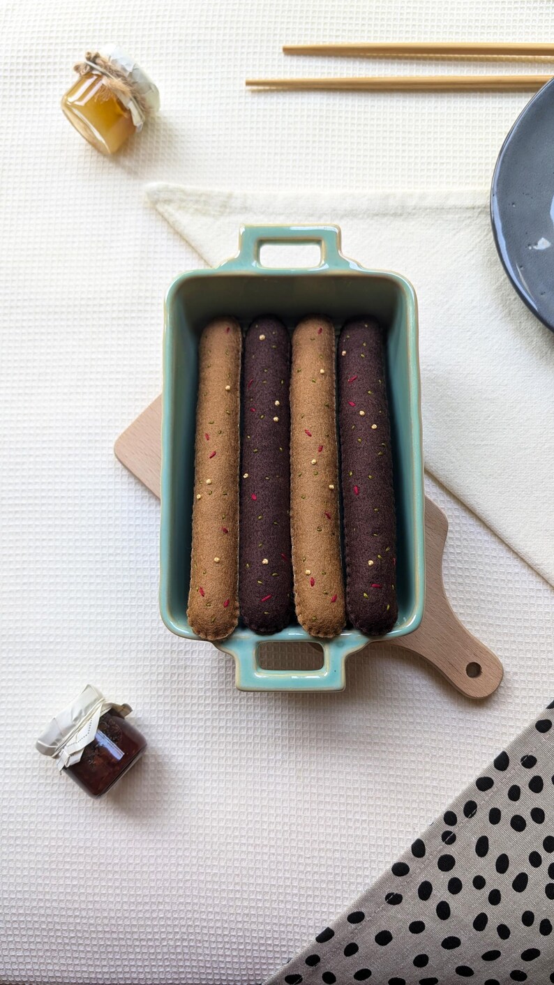 Felt Italian Grissini – Pretend Play Breadsticks, Kids Kitchen - Etsy