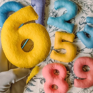 Make Learning Fun With Felt Numbers – Easy DIY PDF Pattern! Plush Treat ...