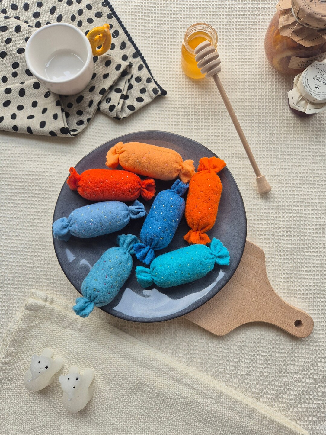 Playful Felt Sweets – A Colorful Treat for Pretend Play! Felt Food ...