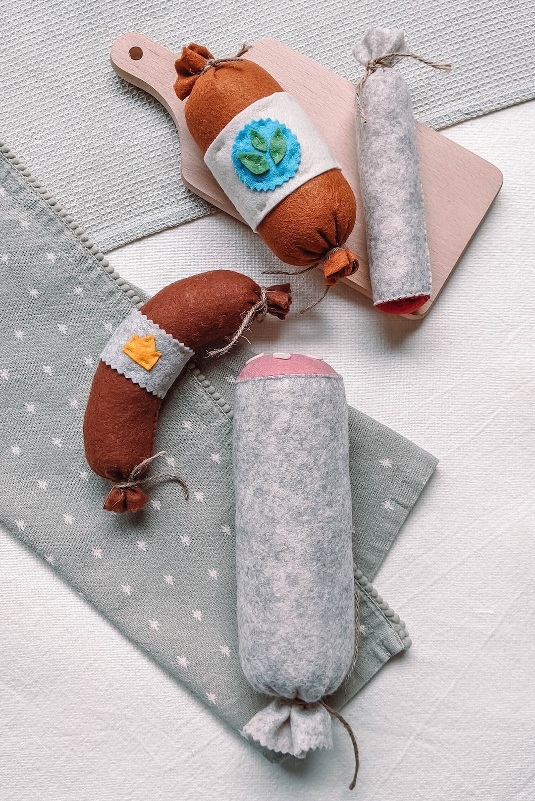 Felt Sausages – Pretend Play Food, Montessori Toy - Etsy