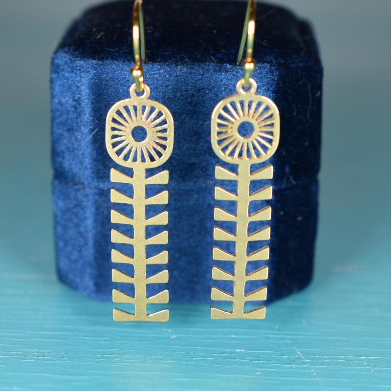 Vintage Mod Earrings - Etsy