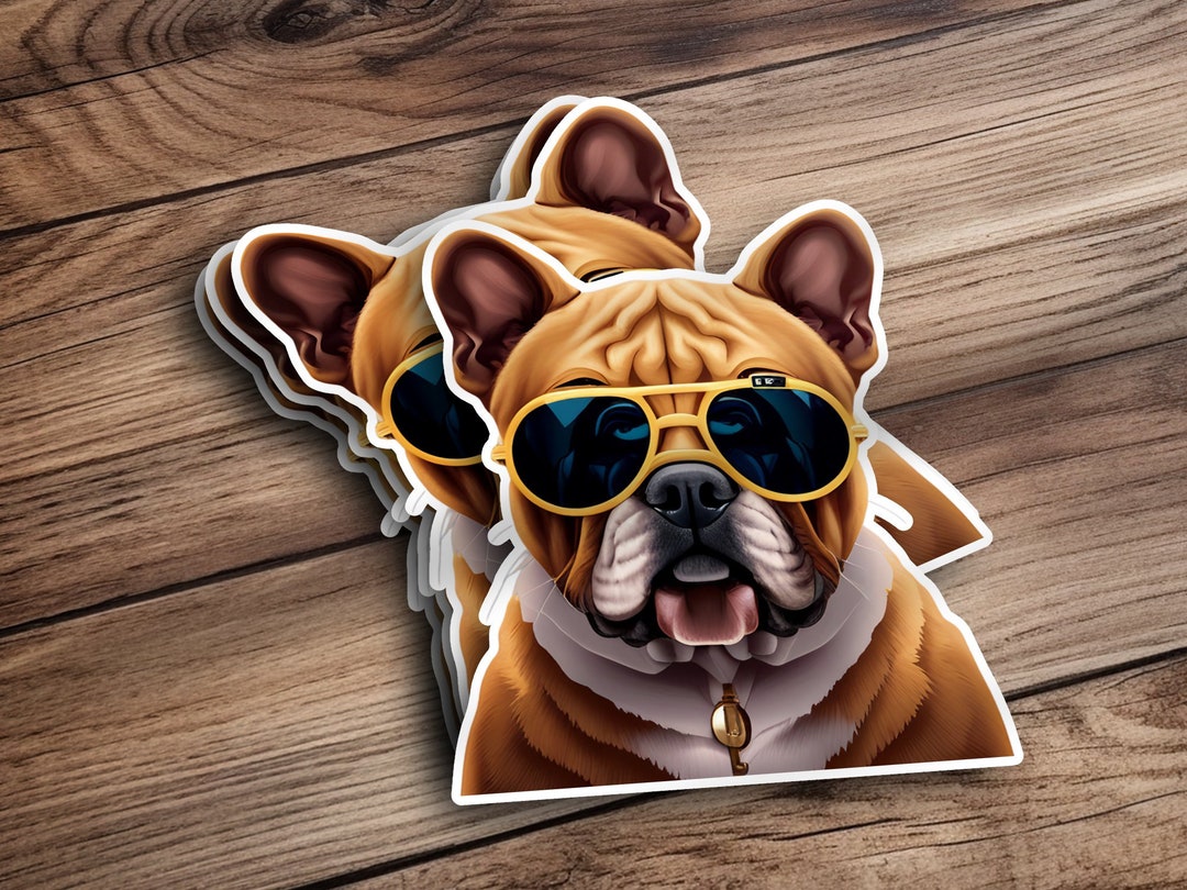 Bulldog Sticker, Bulldog Decal, Bulldog Fan Stickers, Bulldog Gifts ...