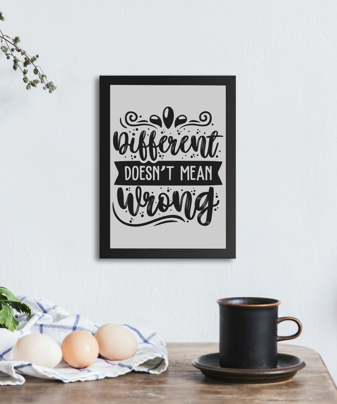 Different Doesn't Mean Wrong Svg, Motivational Svg, Png, Pdf, Eps, Dxf ...