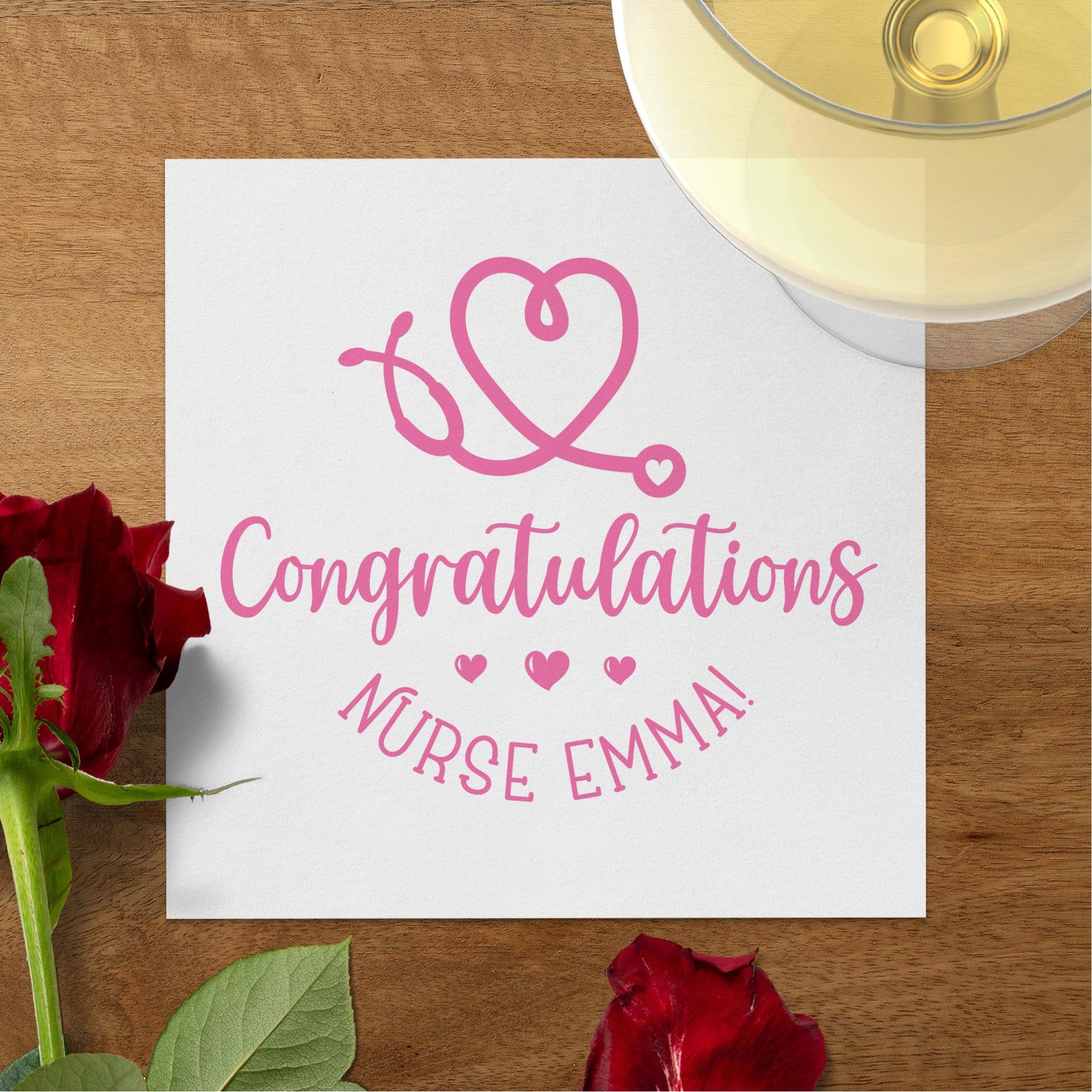Personalized Nurse Napkins, Custom Graduation Napkin, Custom Cocktail ...
