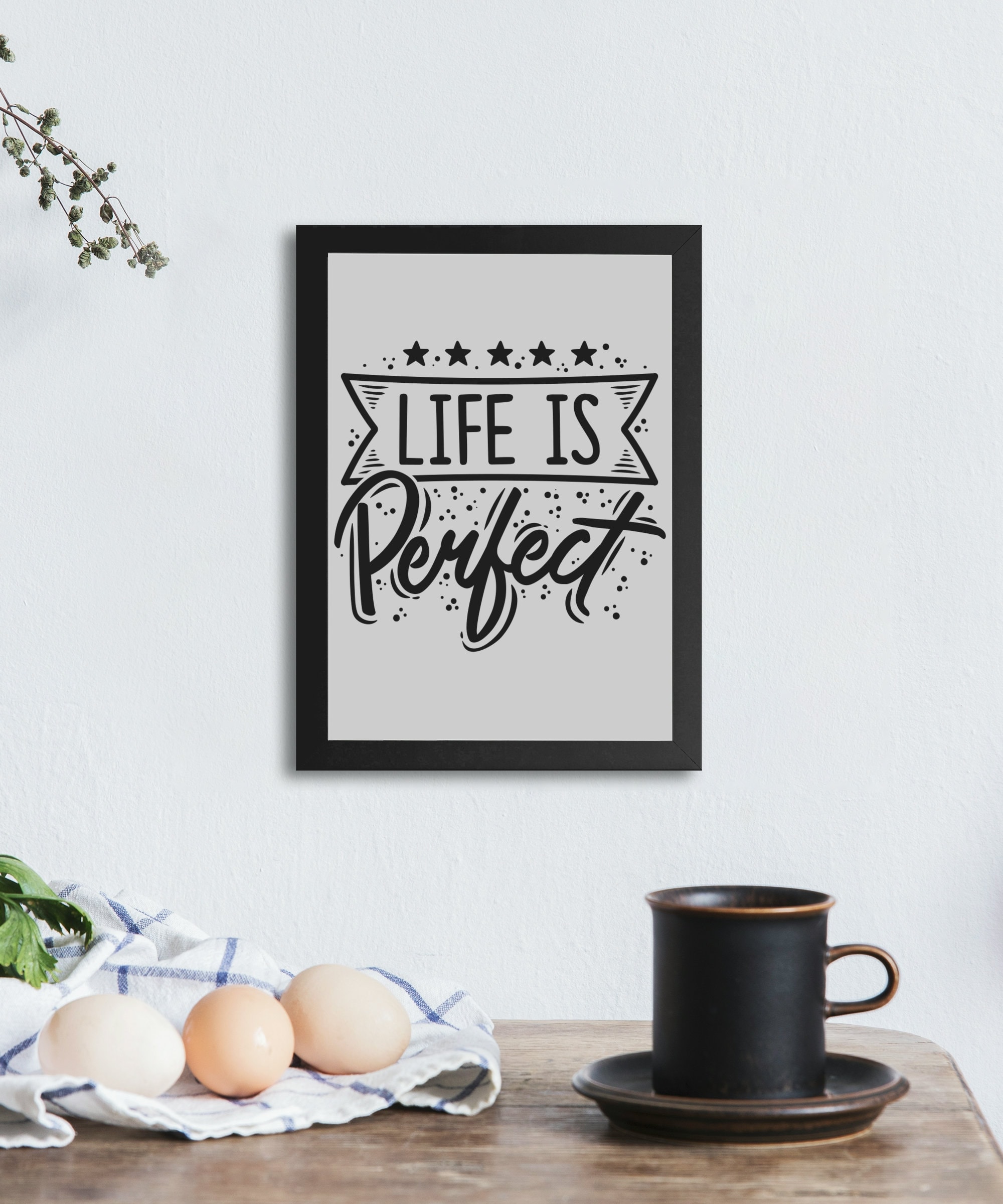 Life is Perfect Svg, Motivational Svg, Png, Pdf, Eps, Dxf Vector ...