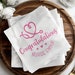 Personalized Nurse Napkins, Custom Graduation Napkin, Custom Cocktail ...