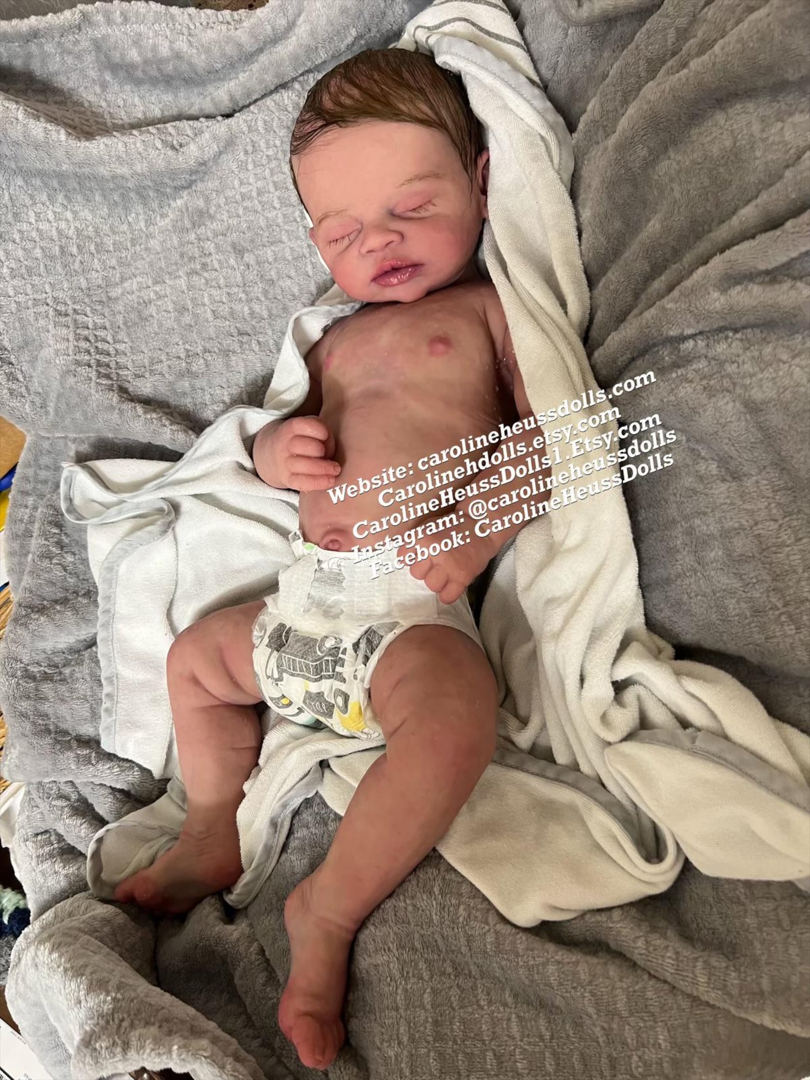 Soft Full Body Silicone Big Baby 3 Month Darla Boy, Custom Order ...
