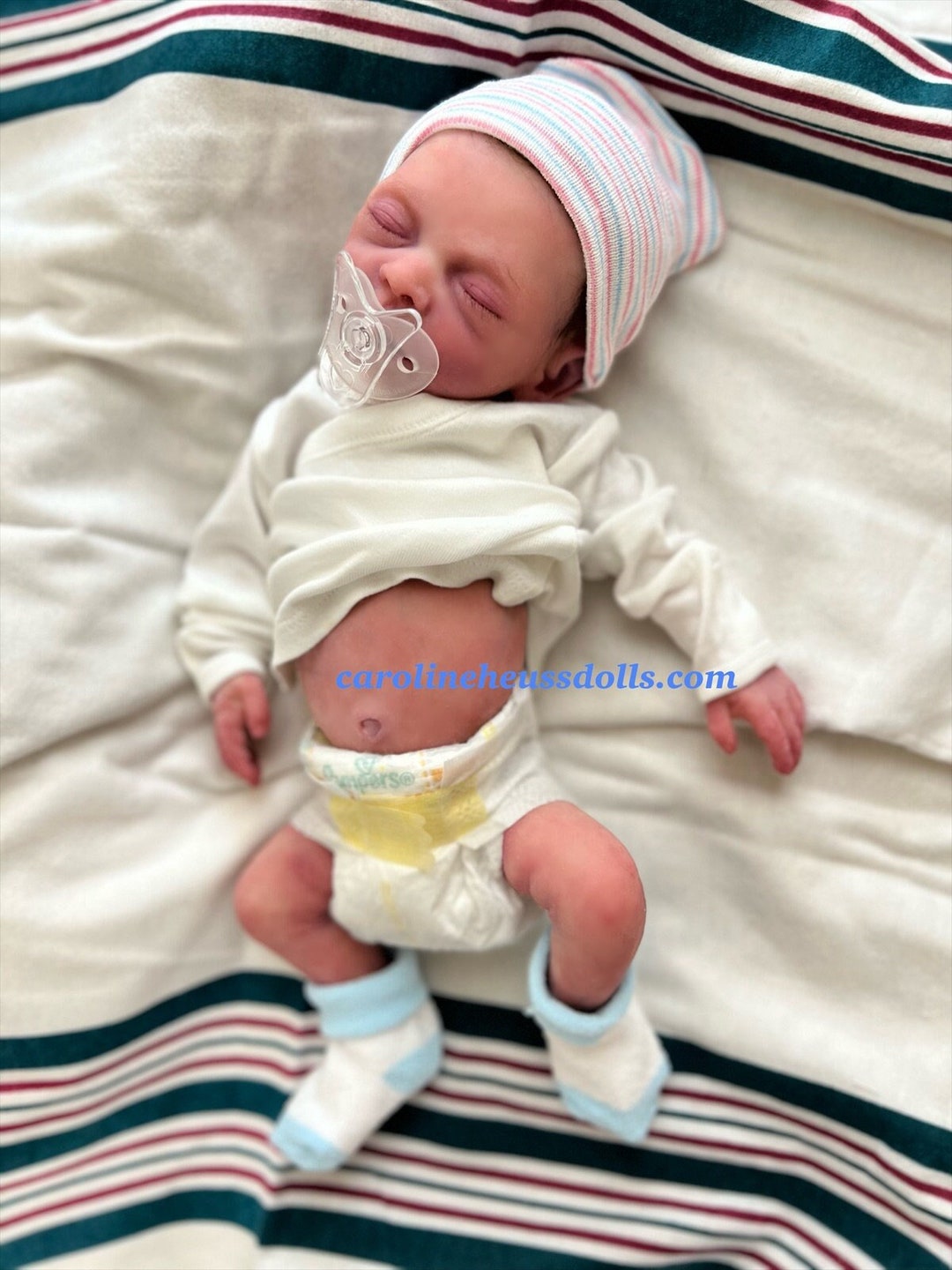 Custom Order, Full Body Soft Solid Silicone Newborn Baby Reborn Baby ...