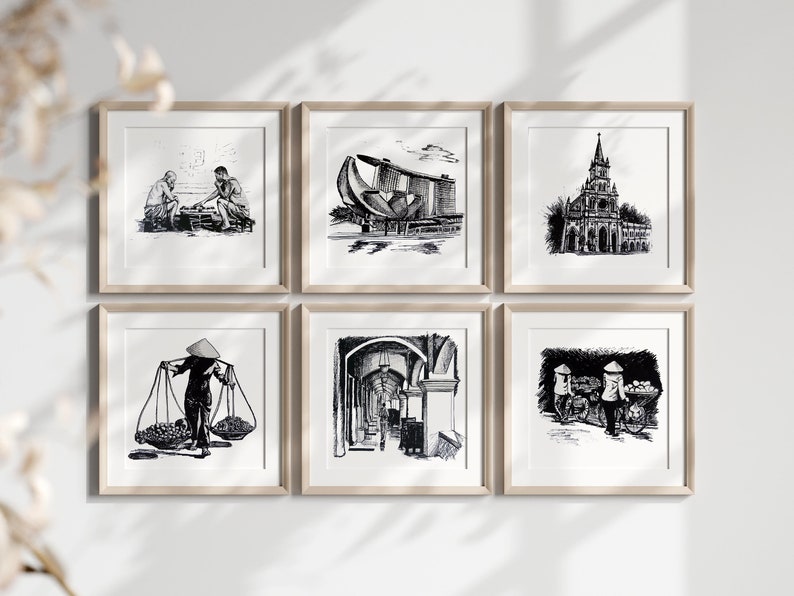 Raffles Hotel Singapore, Printable Wall Art, Instant Digital Download ...